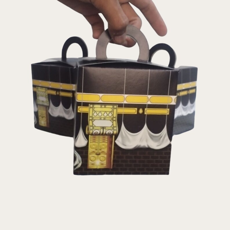 Holy Kaaba Kiswah Replica Box for Gift, Masjid Al Haram Gift Box ...