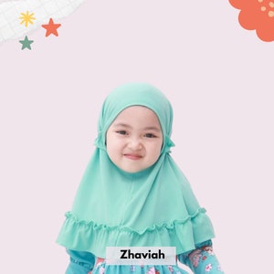 Muslim Baby Hijab, Little Baby Girl Hijab for 0-3 Years, Islamic Dress ...