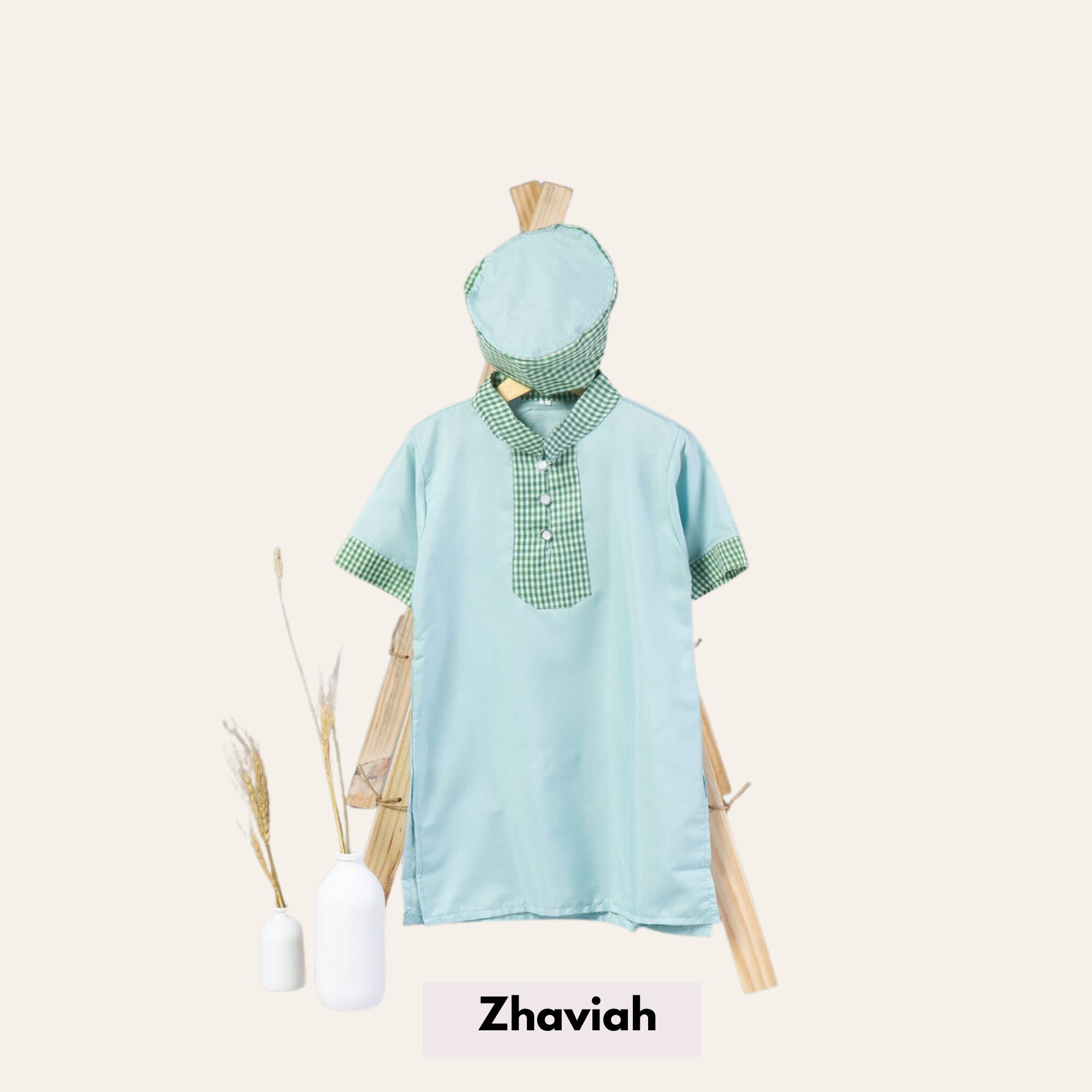 Muslim Baby Boy Thobe Set With Prayer Caps for 0 Months-4 Years Old ...