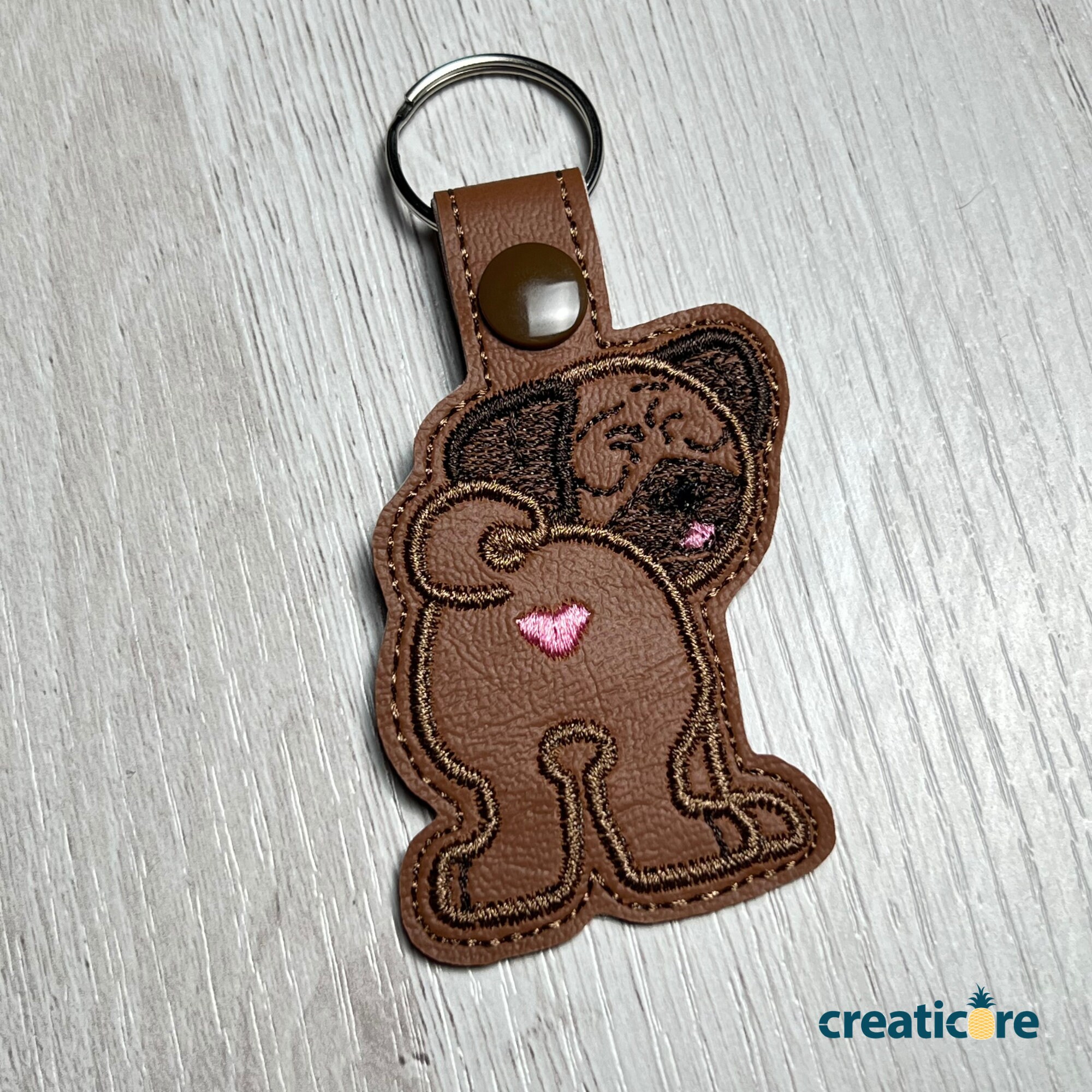 Pug Butt Pug Keychain for Women Funny Dog Gifts for Owners - Etsy