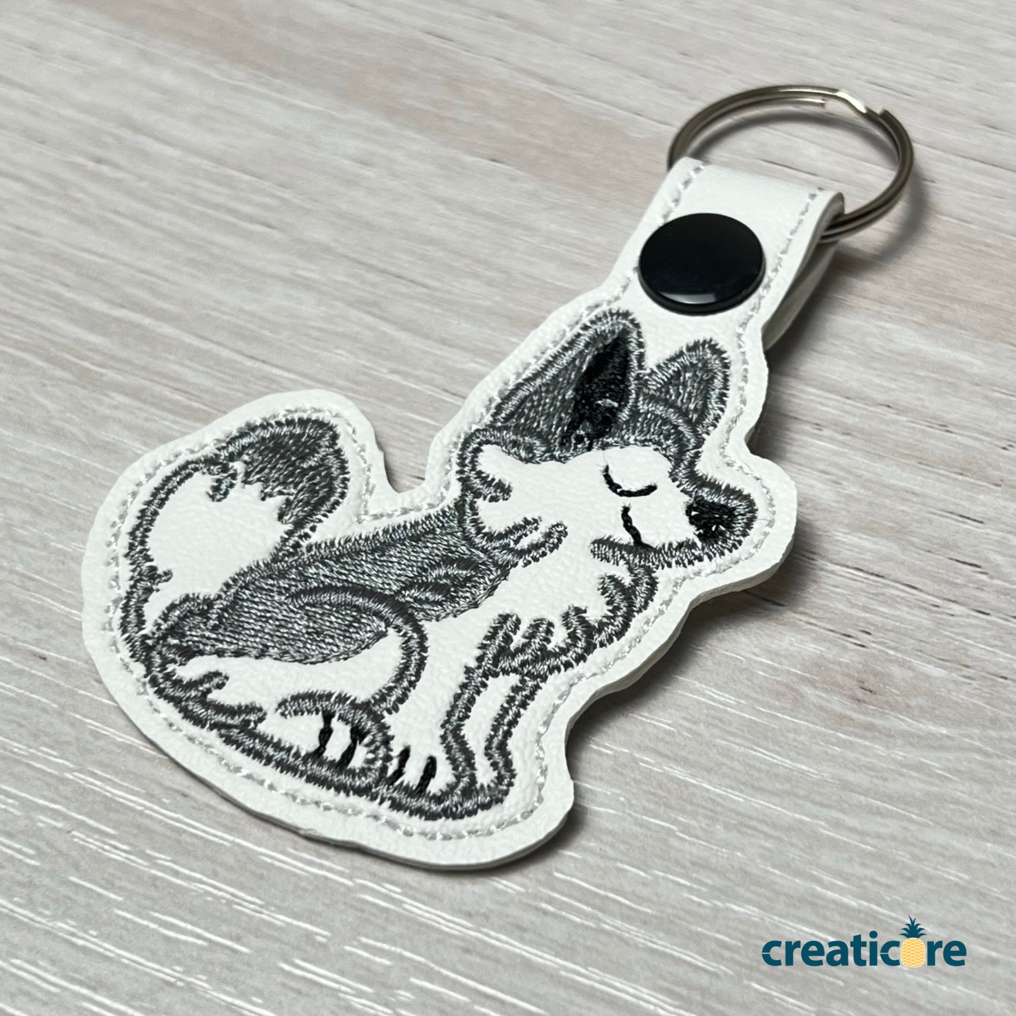 Siberian Husky Dog Keychain Memorial Gift for Loss of Dog, Husky ...