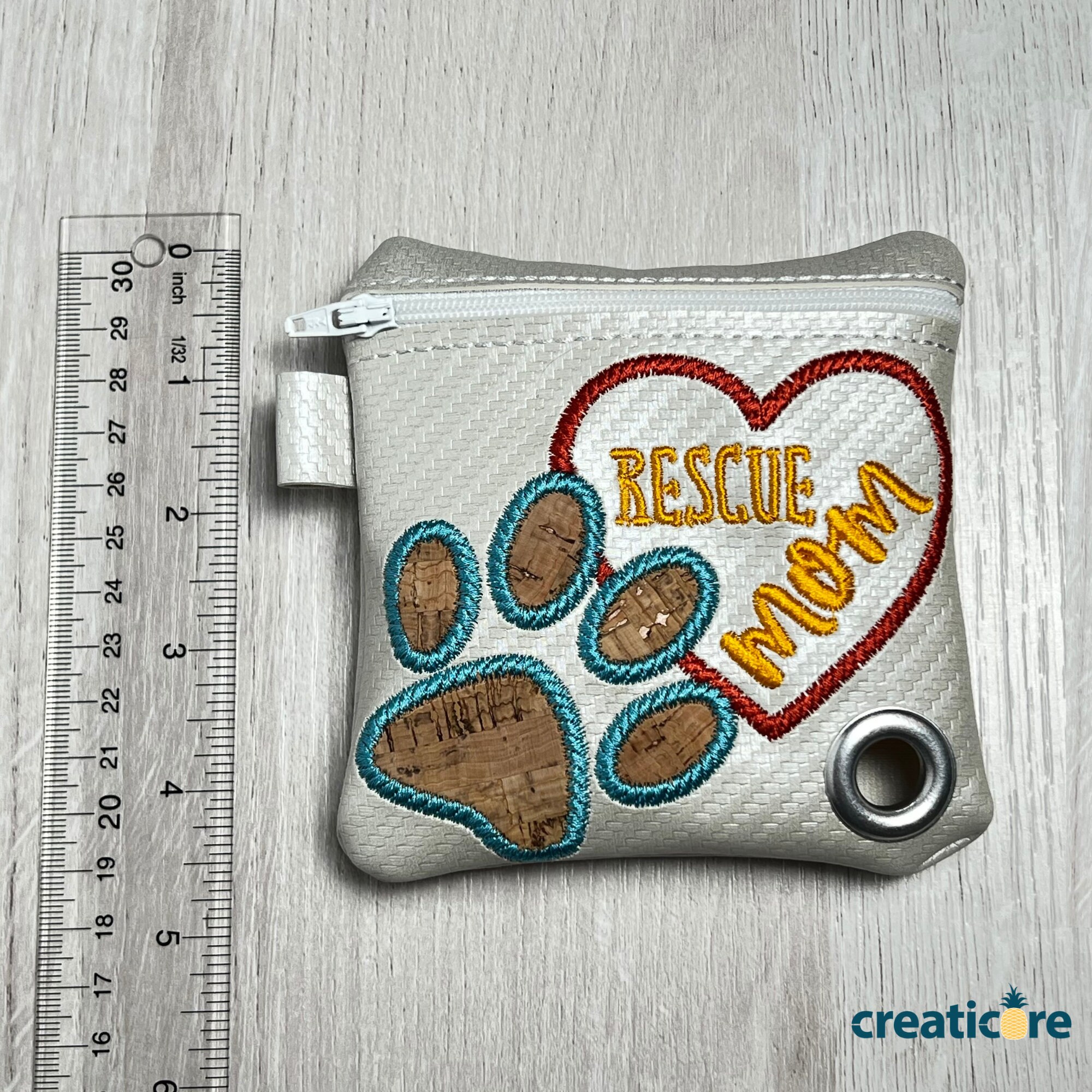 Paw Print Poop Bag Dispenser Rescue Dog Mom Gift Dog Poo Bag - Etsy