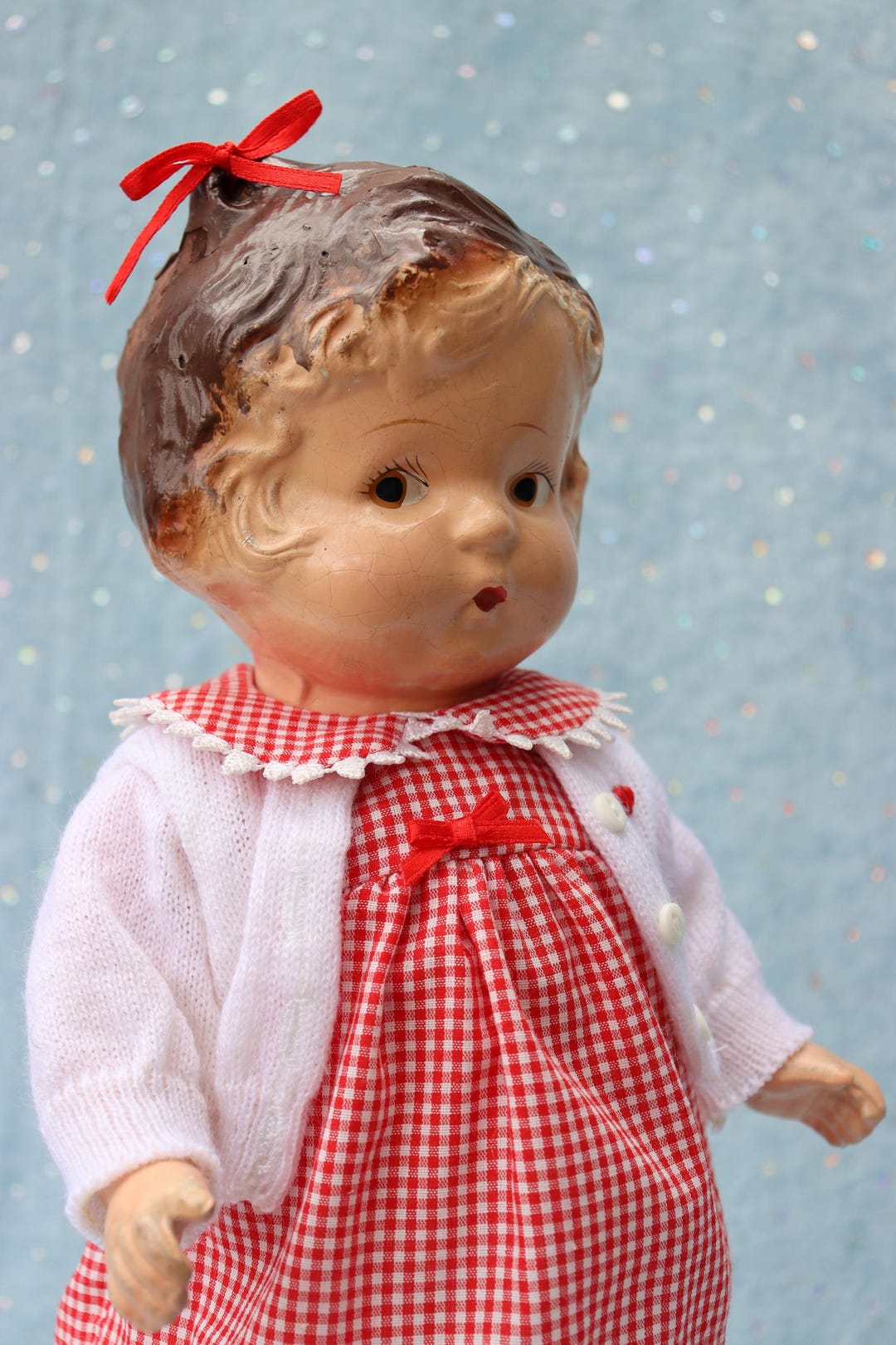 Antique Metropolitan Loop Doll - 13.5" - 1920s - Composition - Etsy
