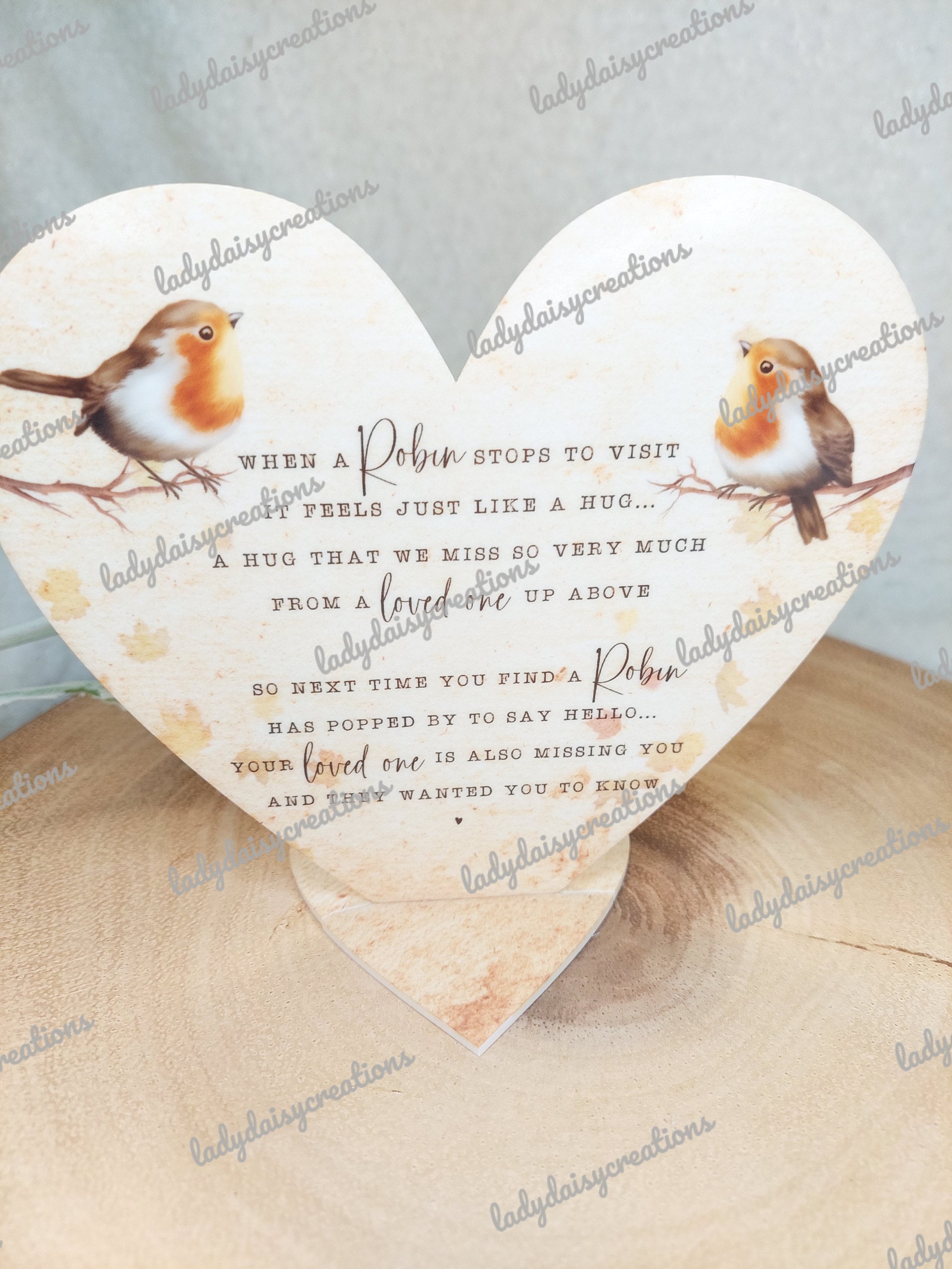 Robin Hug, Robin Gifts, Robin Hug Acrylic, Robin Poem, When Robins ...