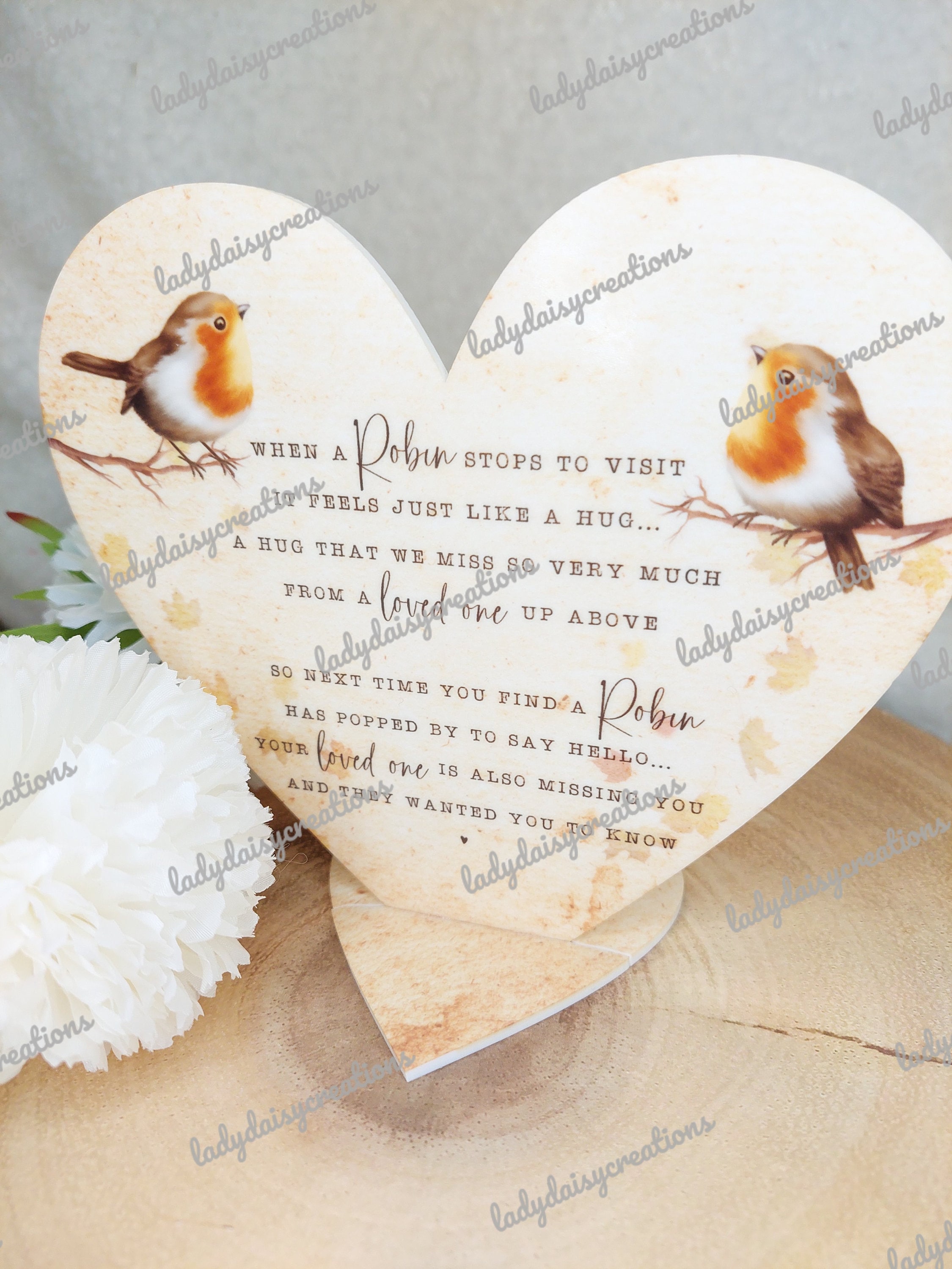 Robin Hug, Robin Gifts, Robin Hug Acrylic, Robin Poem, When Robins ...