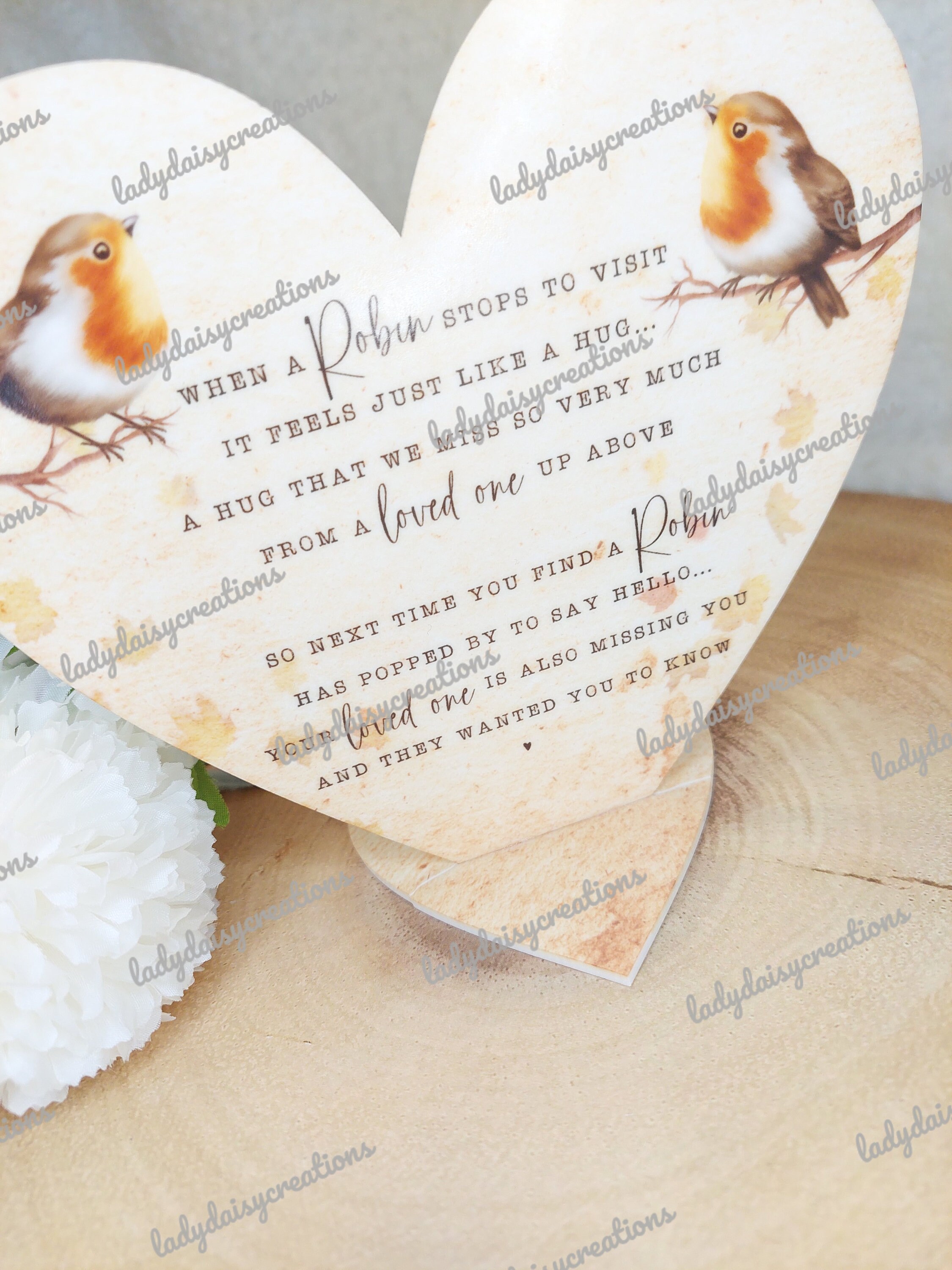 Robin Hug, Robin Gifts, Robin Hug Acrylic, Robin Poem, When Robins ...