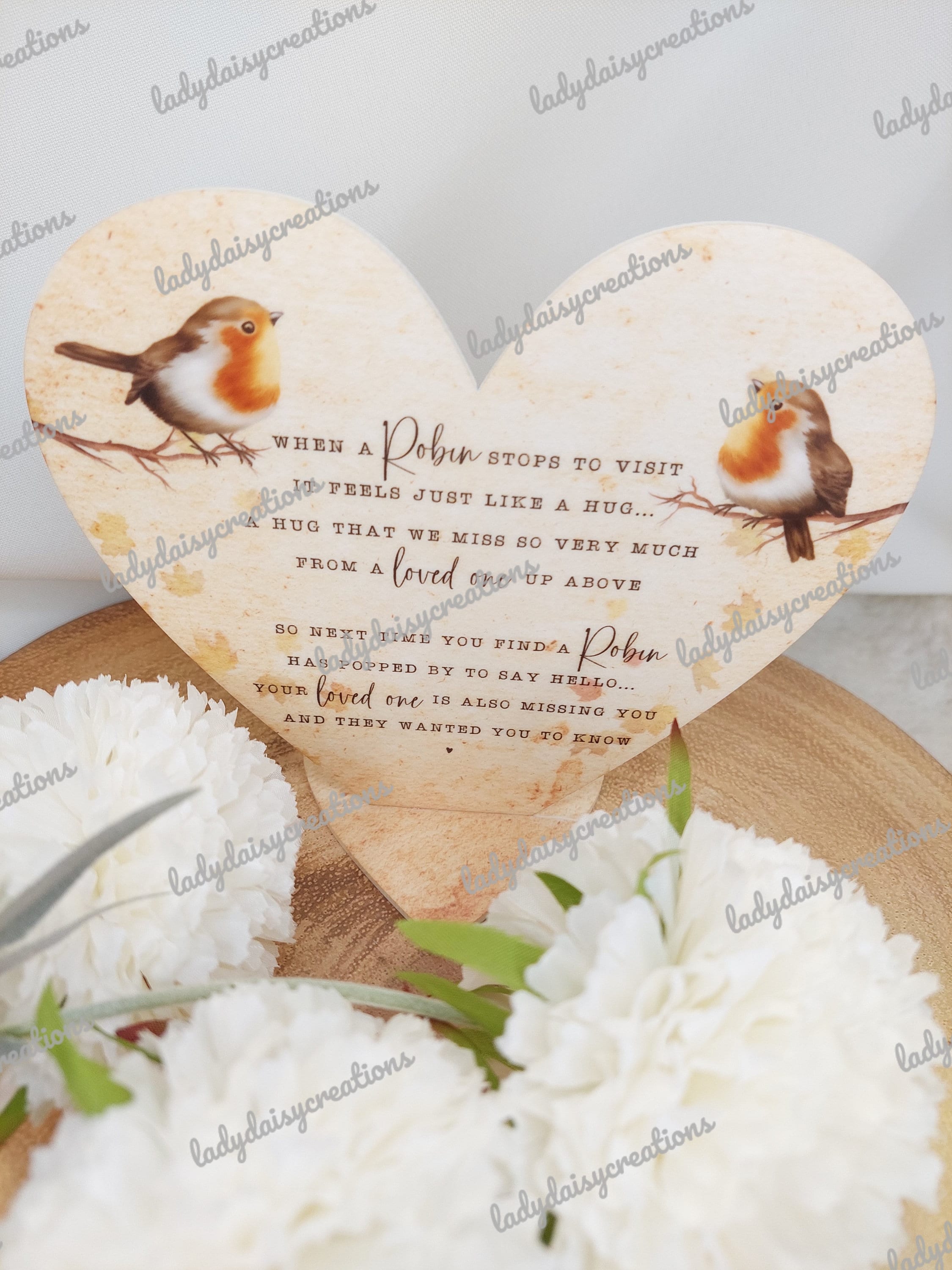 Robin Hug, Robin Gifts, Robin Hug Acrylic, Robin Poem, When Robins ...
