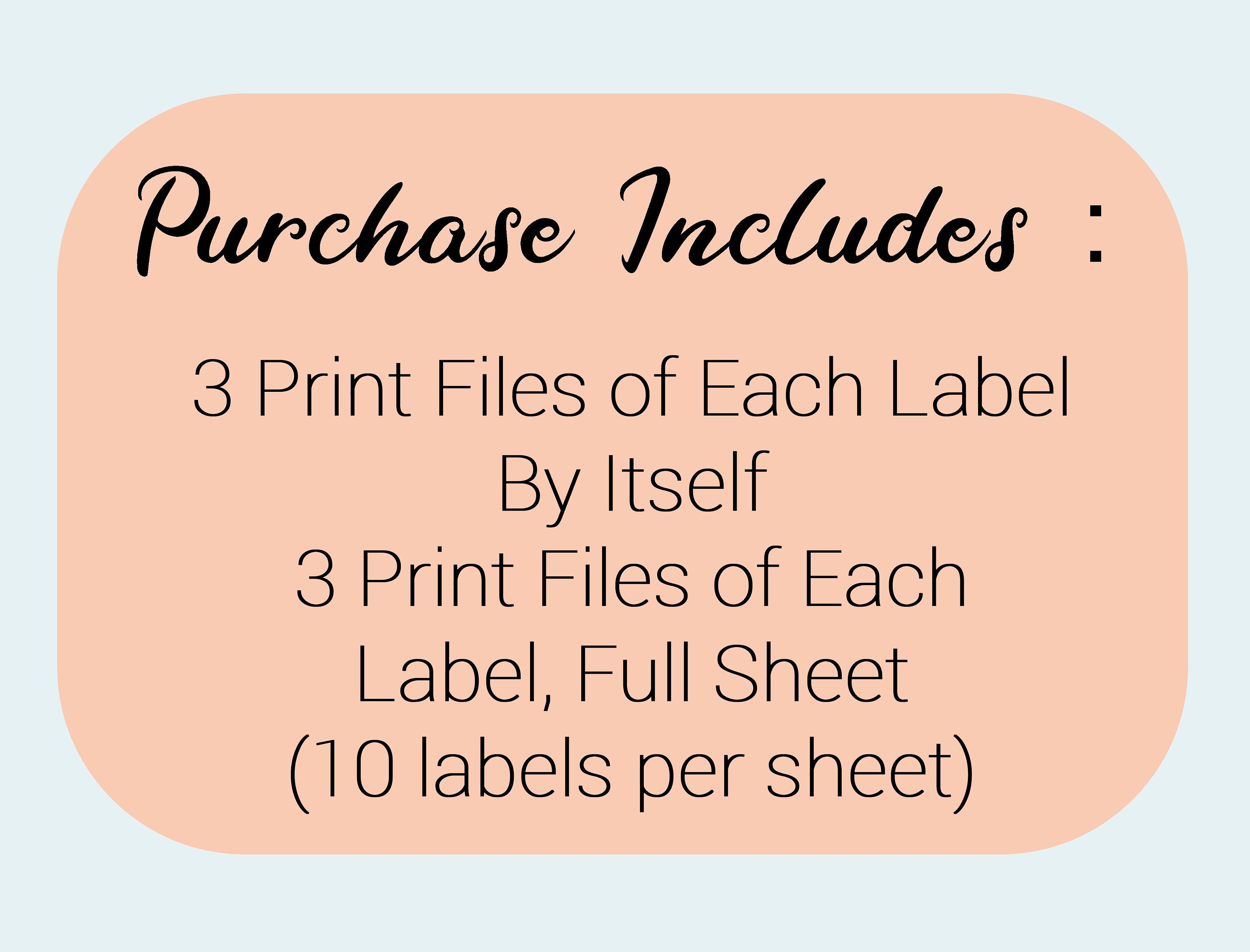 Please Deliver to Printable Labels, 3 Different Flower Styles, DIY ...
