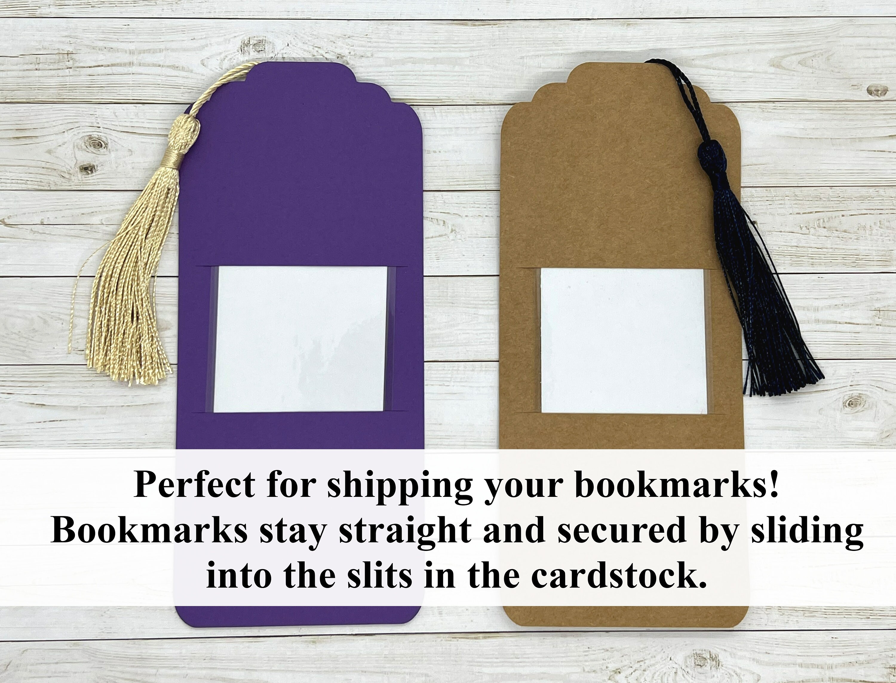 Bookmark Sleeves, 2x6 or Smaller, Shipping Supplies, Choice of Style ...