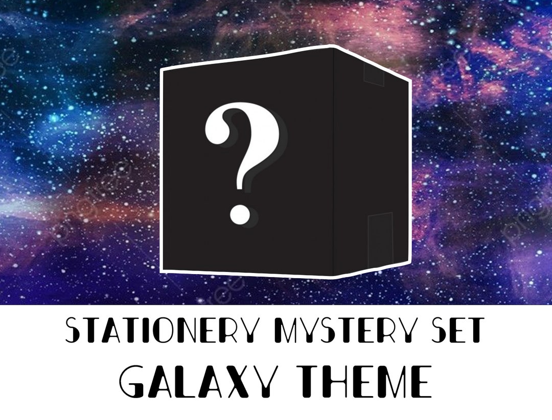 Galaxy Mystery Stationery Box, 150 Pieces, Handmade, Galaxy / Celestial ...