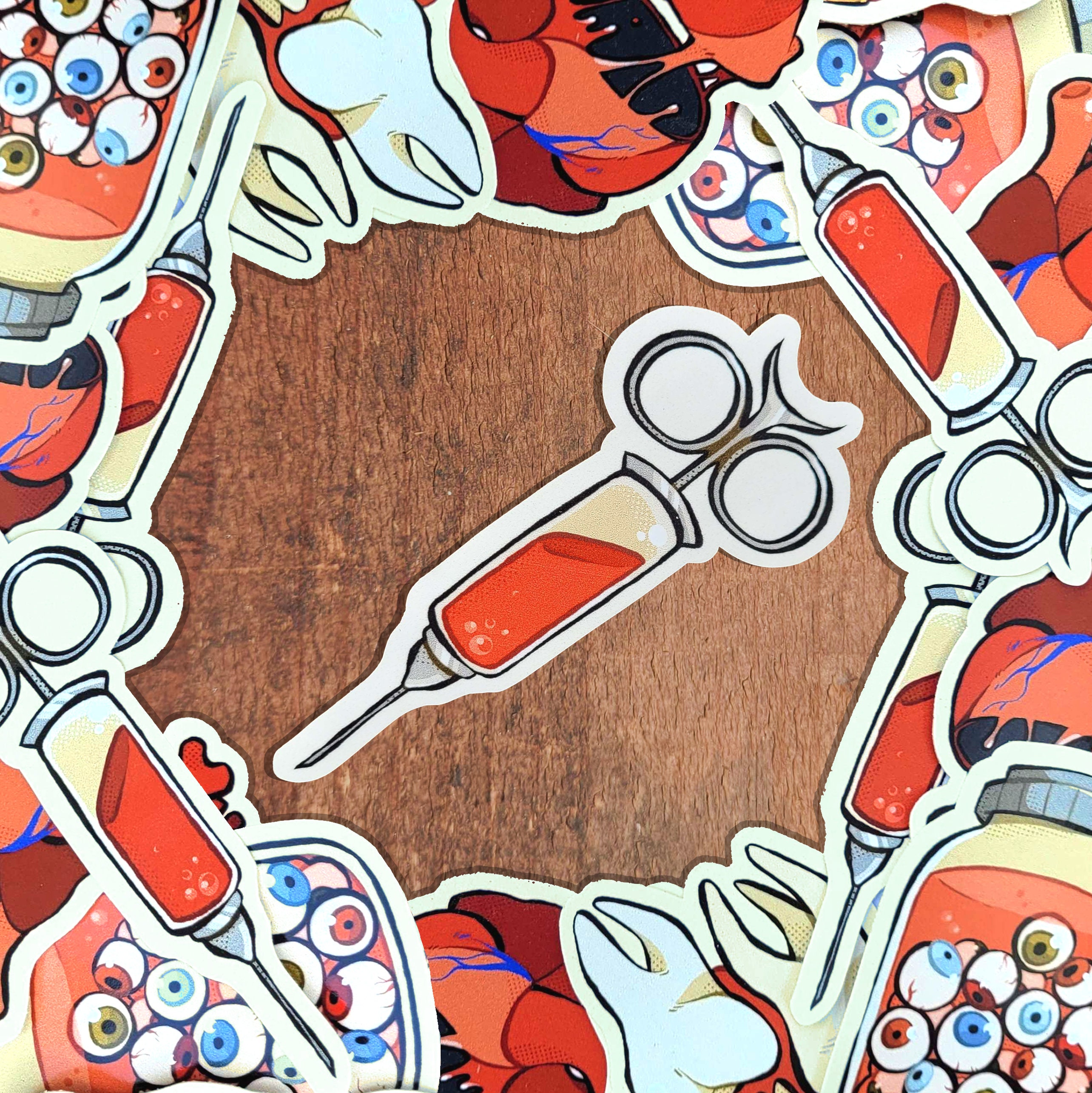 Mad Scientist Sticker Series - Creepy Waterproof Vinyl Stickers - Etsy