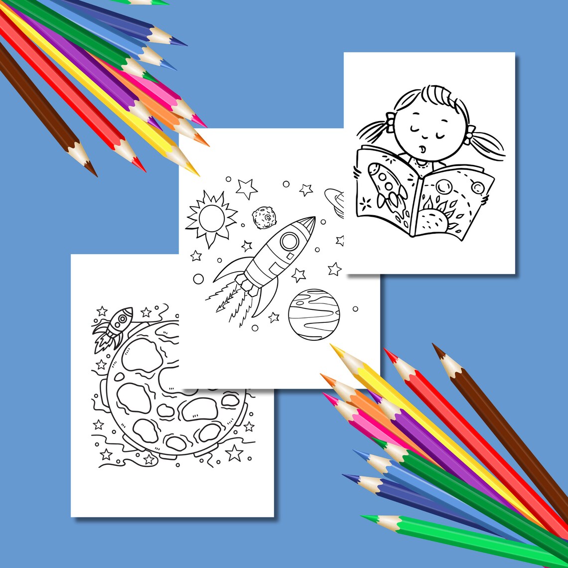 60 Space Planets Coloring Pages, Coloring Pages Printable for Kids ...