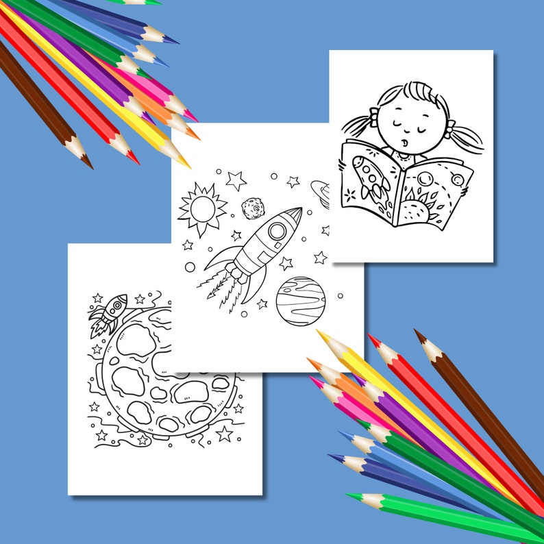 60 Space Planets Coloring Pages, Coloring Pages Printable for Kids ...