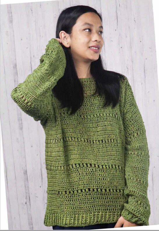 Beryl Sweater Crocheting Pattern - Etsy