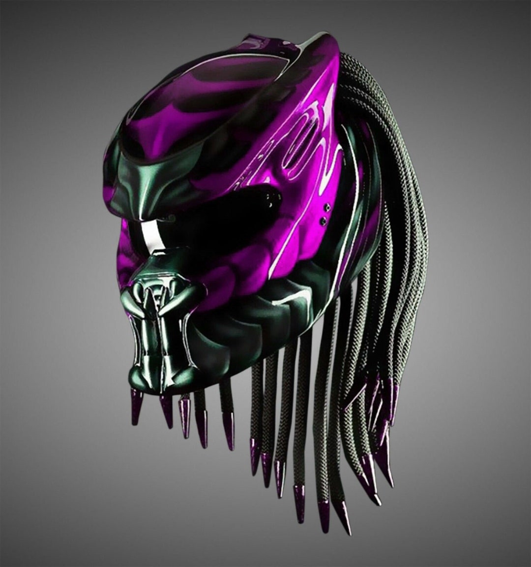 New Custom Predator Motorcycle Helmet Pink Water (dot & Ece Approved ...