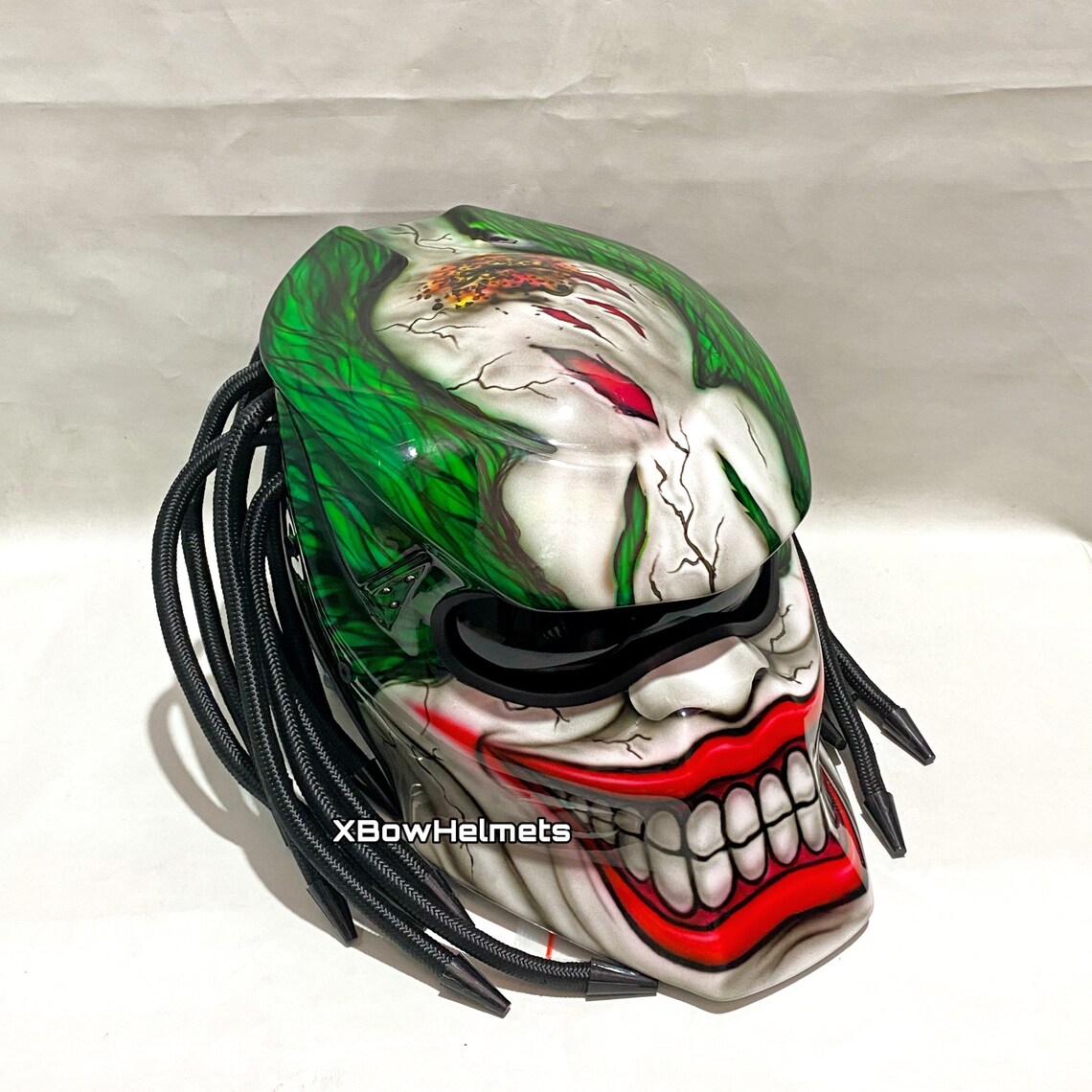 New Arrival Predator Motorcycle Helmet Joker Face Smile - Etsy