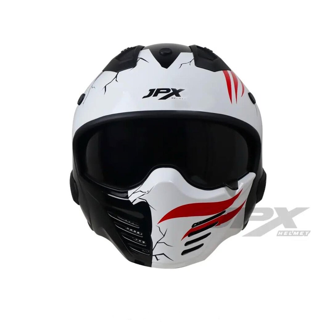 New Custom JPX MX 726-R the Scar Painted dot & Ece Approved - Etsy