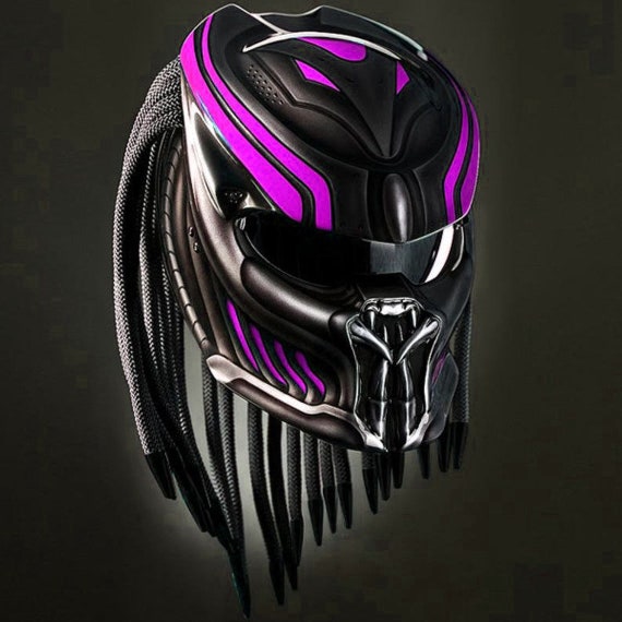 New Arrival Predator Motorcycle Helmet Airbrushing Fangs Pink - Etsy