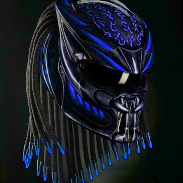 Predator Motorcycle Helmet - Etsy
