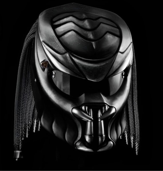 Casco Integral Depredador Casco De Motocicleta Predator Con Dise O L