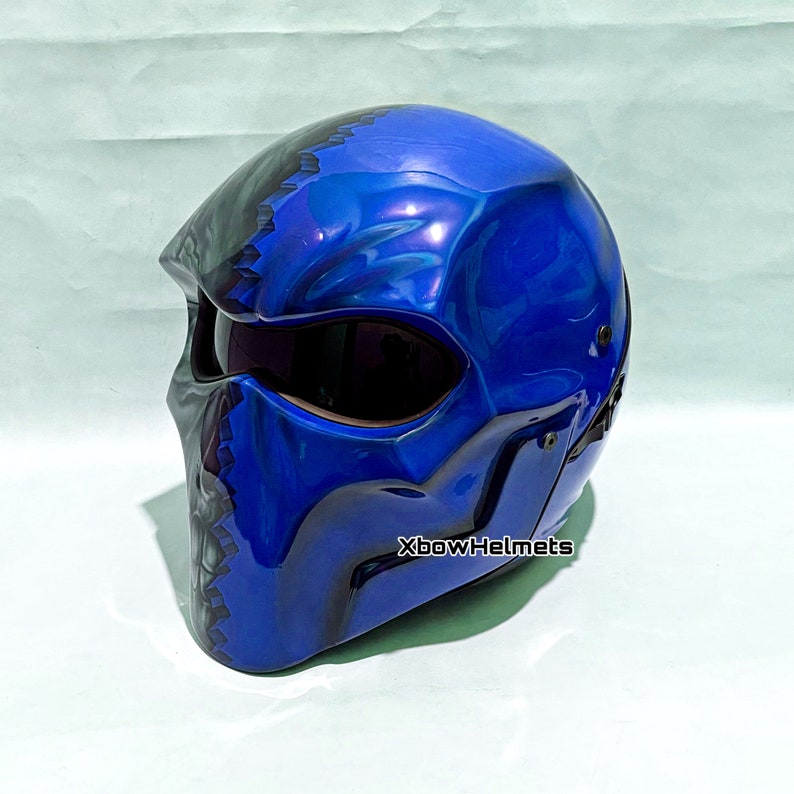 New Arrival Blue Deathstroke Crack Skull 3D Brush dot & Ece - Etsy