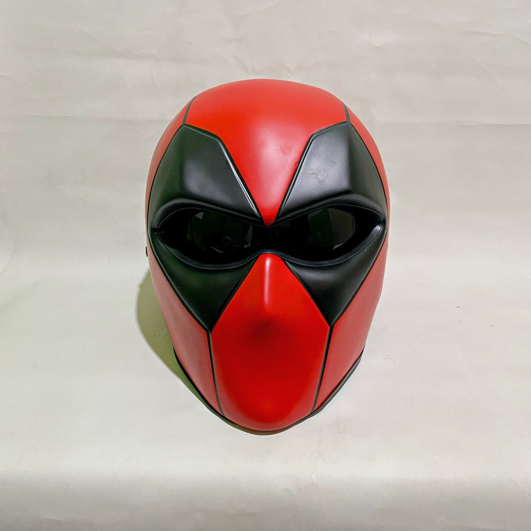 Custom Deadpool Motorcycle Helmet Red Style (dot & Ece Approved) - Etsy