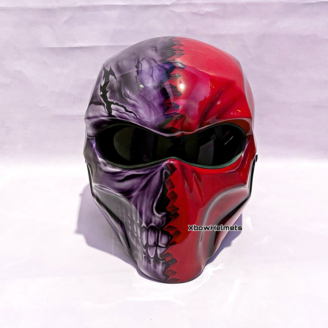 New Arrival Red Deathstroke Crack Skull 3D Brush (dot & Ece Approved ...