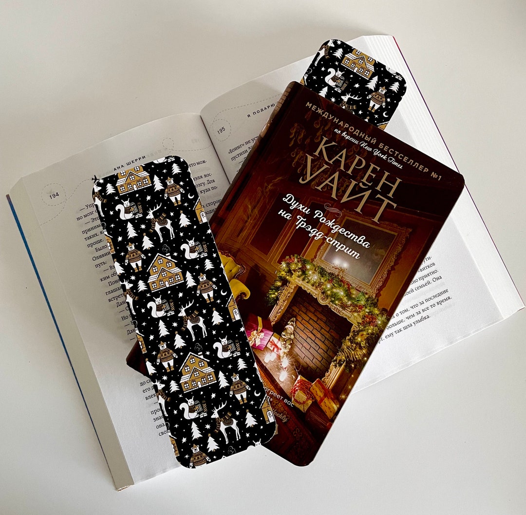 Winter Bookmark Season Christmas Cosy New Year - Etsy