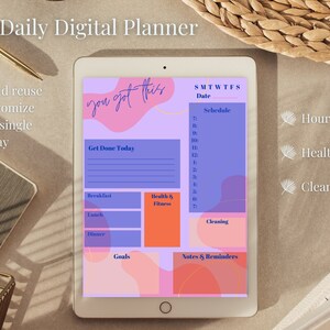 Daily Digital Planner | Printable Planner | iPad Planner | Goodnotes ...