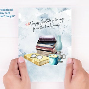 Printable Birthday Card for A Bookworm | Gifts & Cards That Care ...