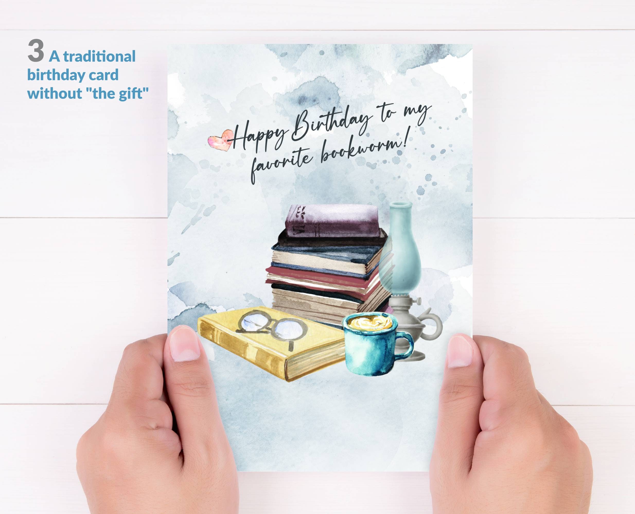 Printable Birthday Card for A Bookworm Gifts & Cards That Care Unique ...