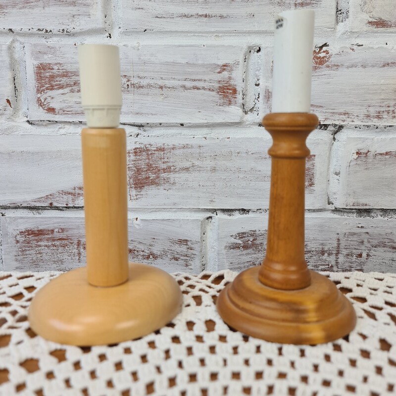 Small Wood Lamp - Etsy