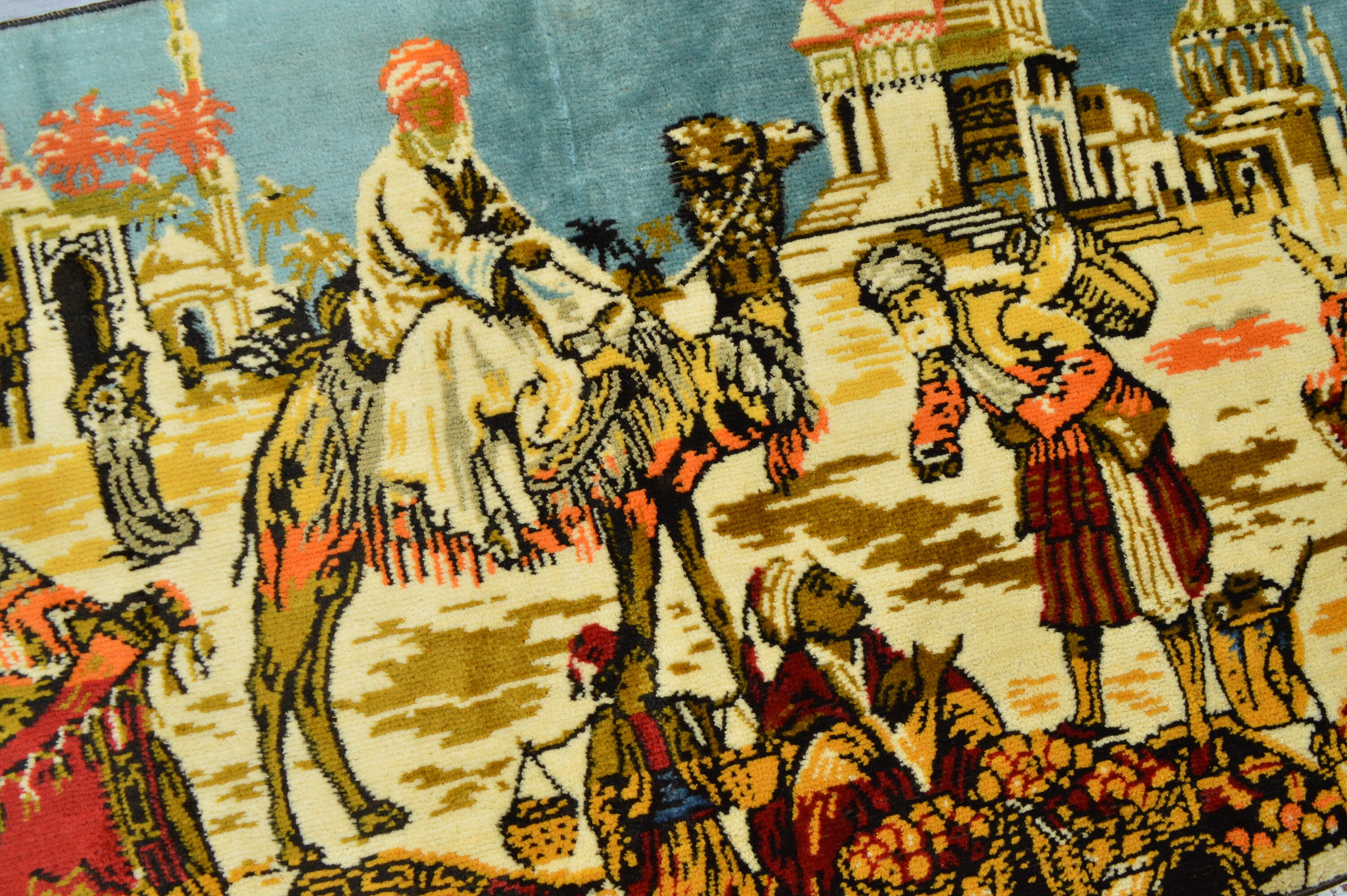 Vintage Tapestry Islamic Art Decor, Oriental Arabic Wall Decor Tapestry ...