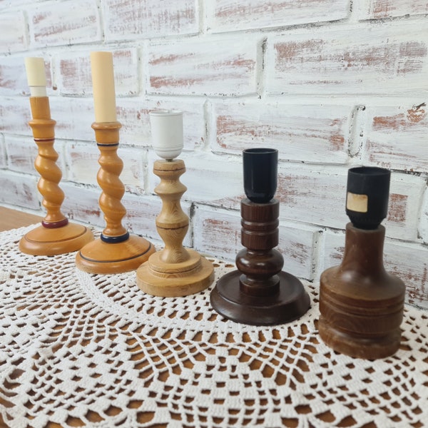 Small Wood Lamp - Etsy