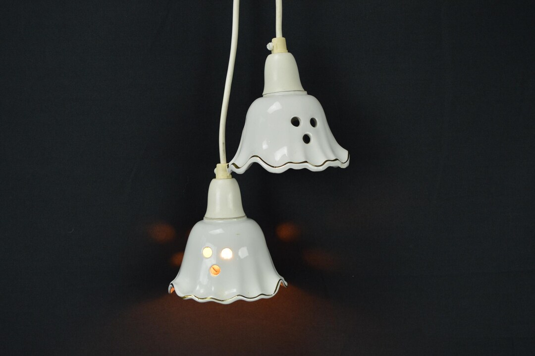 Ceramic Ceiling Lamps, Vintage Unique Decorative Window Lighting, Retro ...