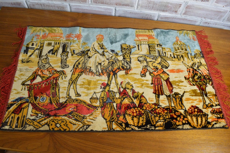 Vintage Tapestry Islamic Art Decor, Oriental Arabic Wall Decor Tapestry ...