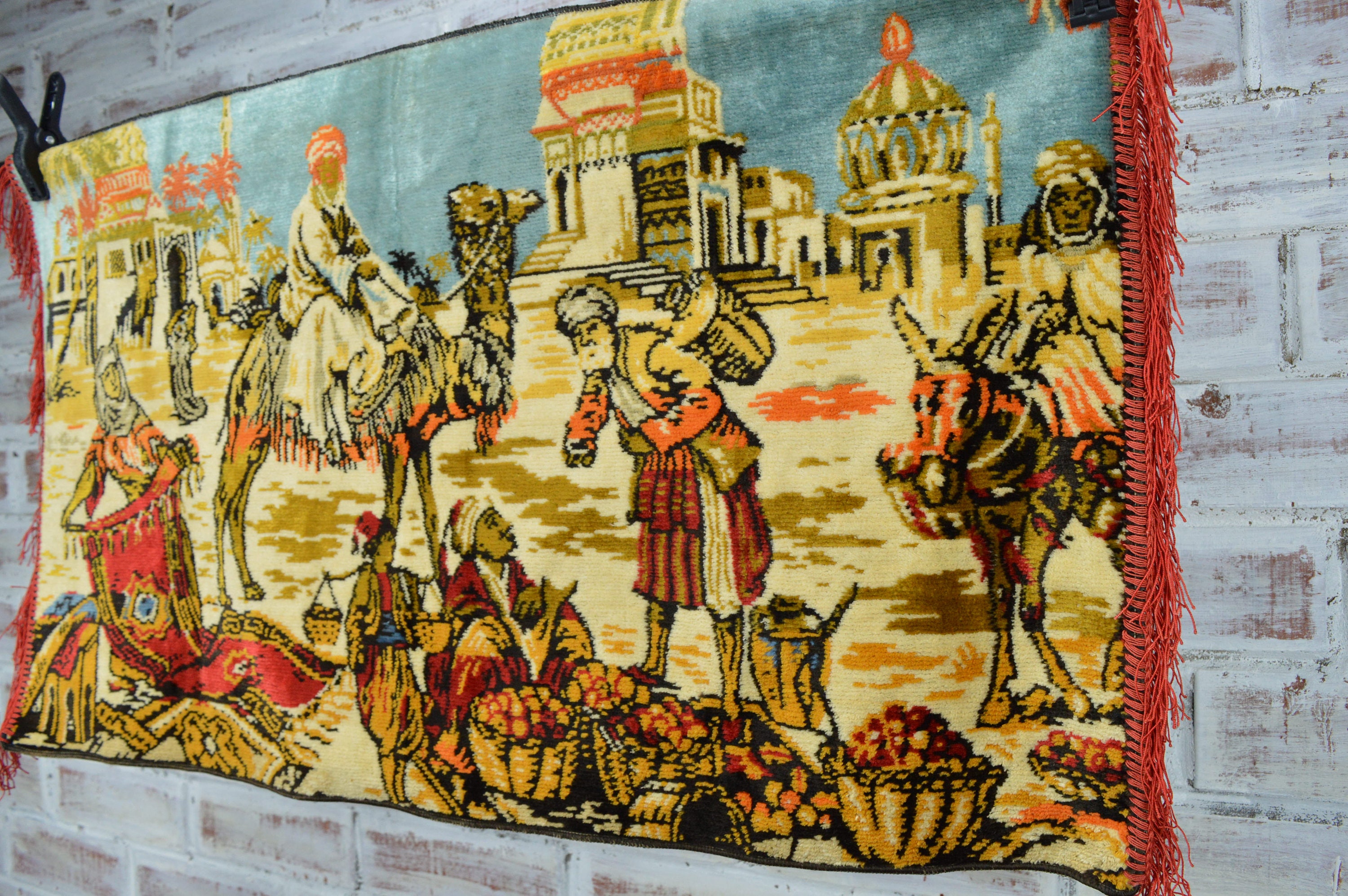 Vintage Tapestry Islamic Art Decor, Oriental Arabic Wall Decor Tapestry ...