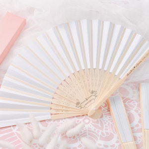 Elegant White Lace Hand Fan Perfect Wedding Favors and Bridesmaid Gifts ...