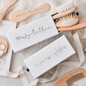 Custom Wood Comb Grooming Set Personalized Girls Brush and Comb Set ...
