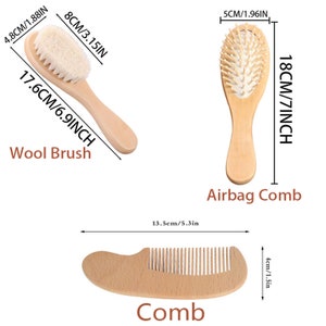 Custom Wood Comb Grooming Set Personalized Girls Brush and Comb Set ...