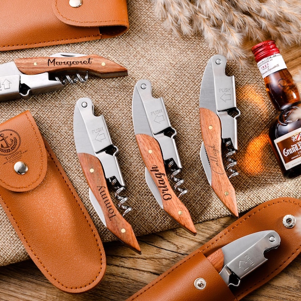 Wooden Corkscrew - Etsy