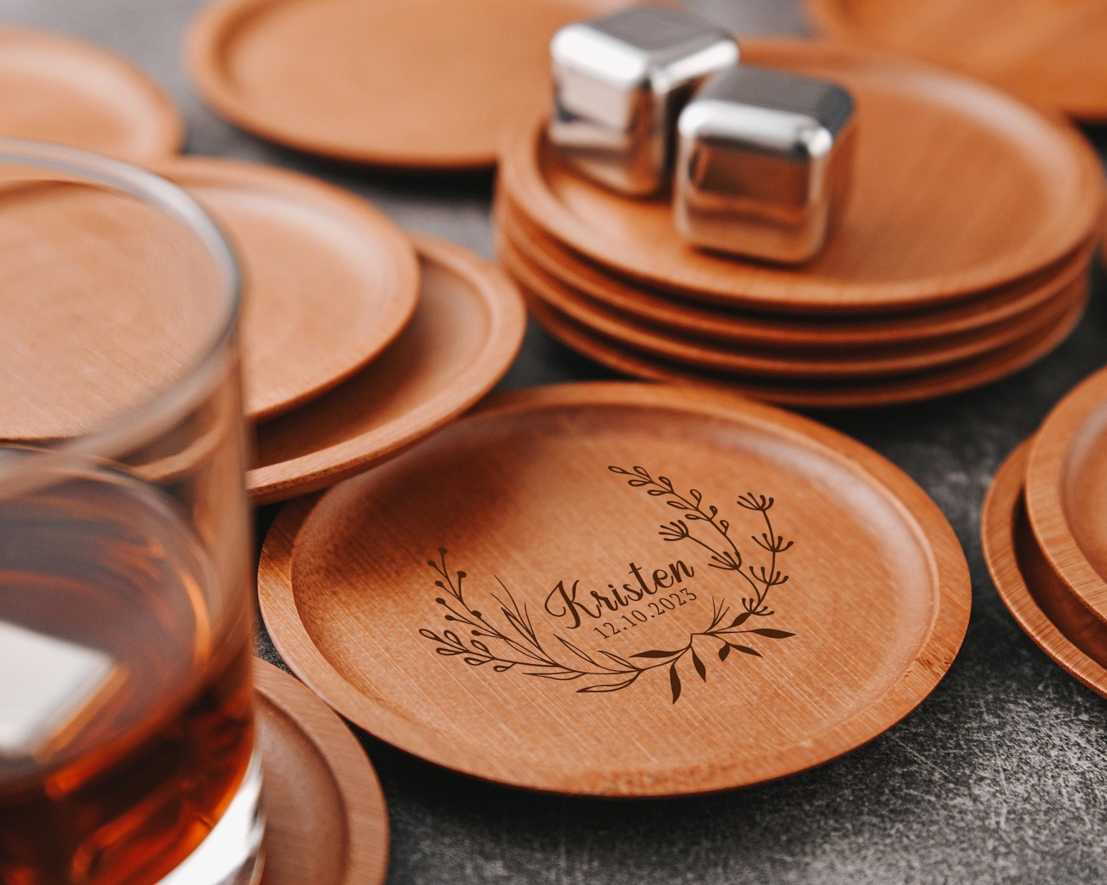 Custom Wood Coasters - Unique Home Decor - Custom Gifts for Special ...