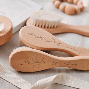 Custom Wood Comb Grooming Set Personalized Girls Brush and Comb Set ...