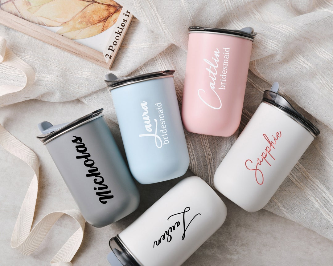 Engraved Insulated Water Tumbler With Lid, Personalized Wine Glass ...