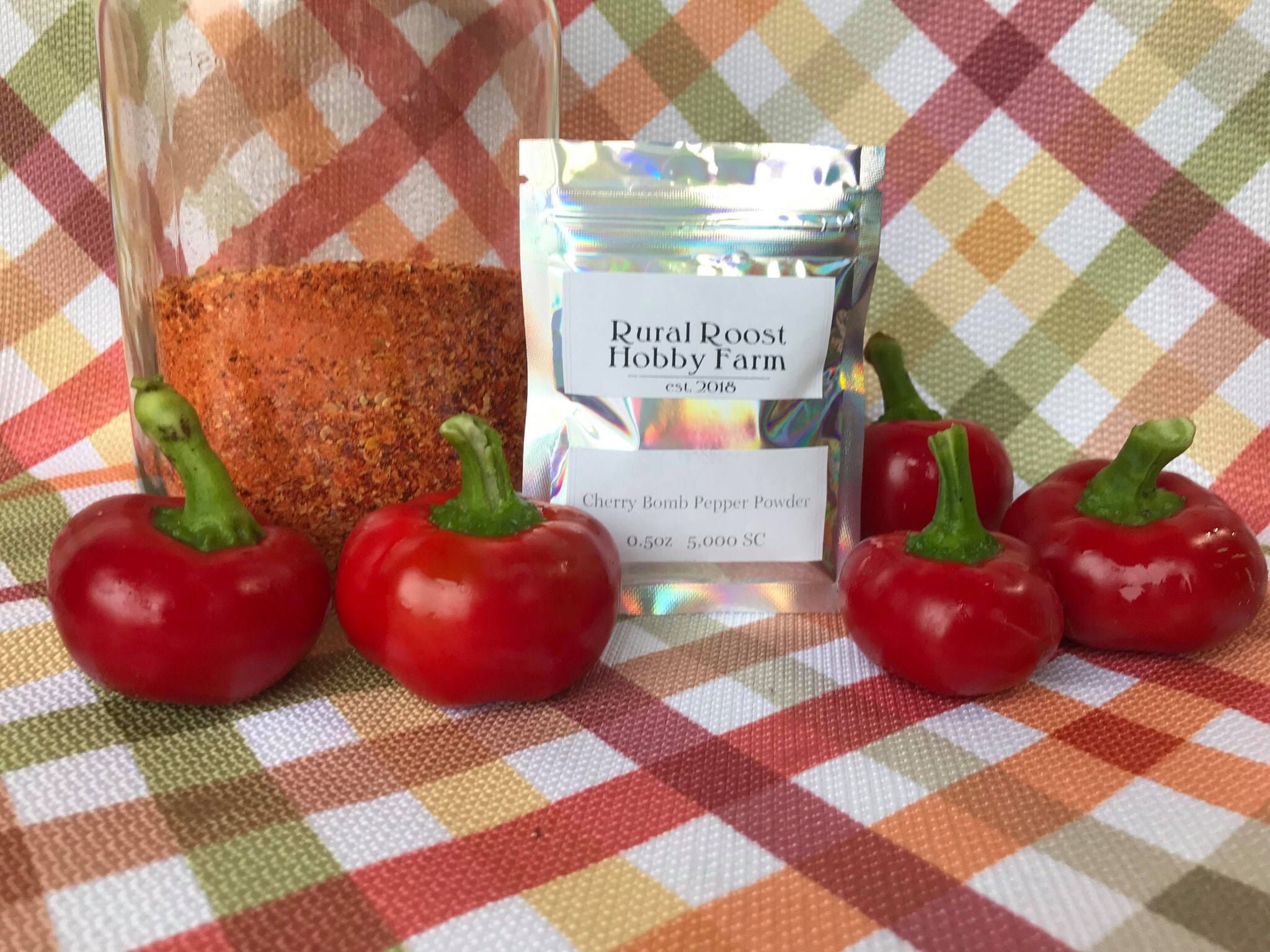 Homemade Fresh Cherry Bomb Pepper Powder - Etsy