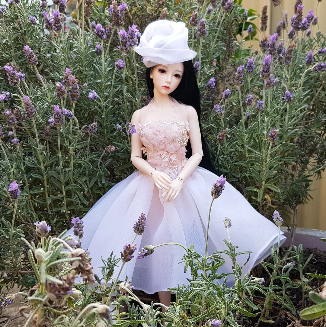 BJD Fashion Doll Outfit, Dress and Hat for 1/3 1/4 Bjd, Popovy Sisters ...