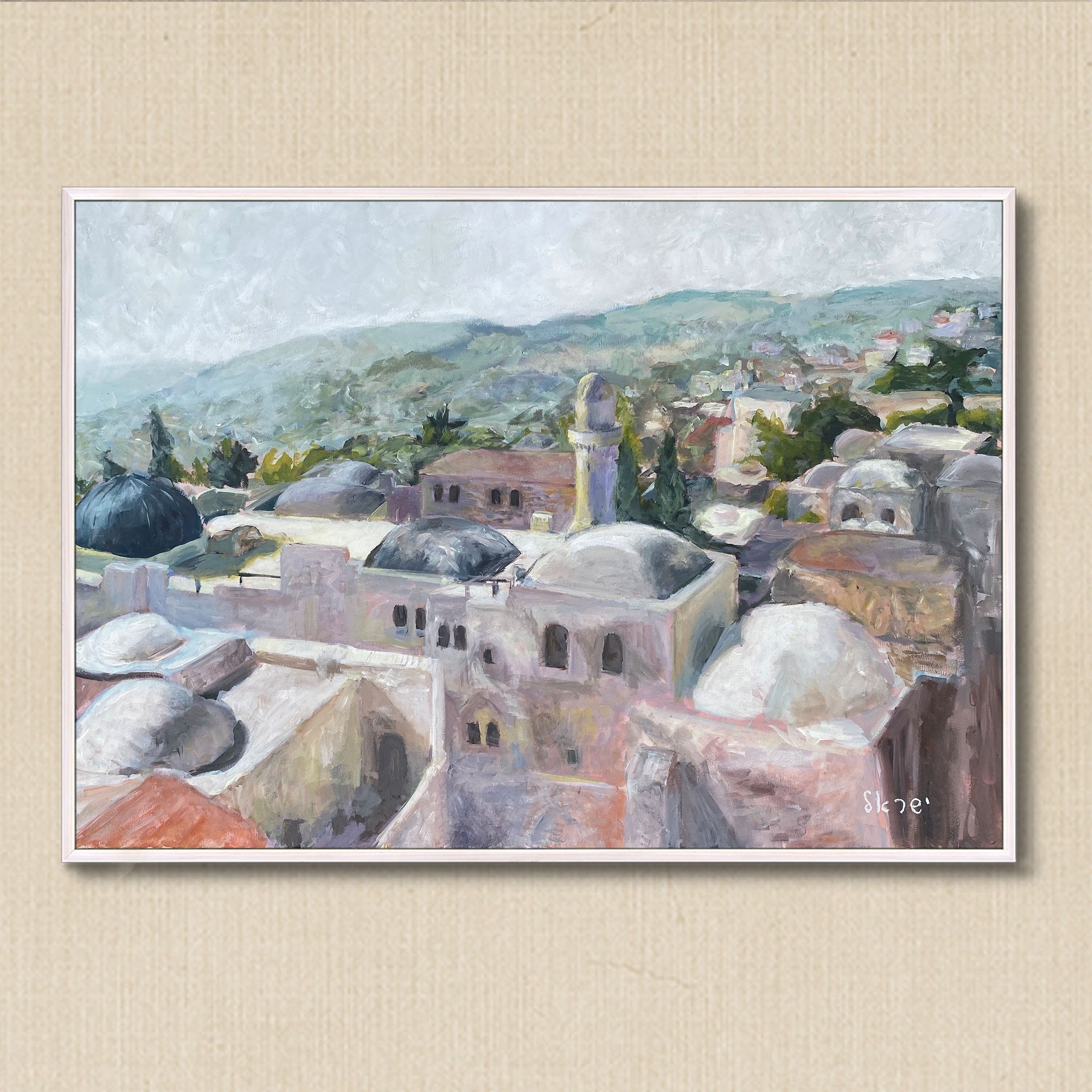 Jerusalem Acrylic Big Size Painting Giclee Art Print - Etsy Israel