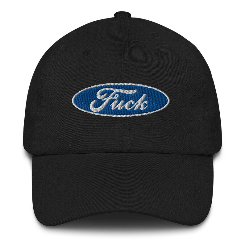 Funny Ford Parody Hat – F*ck Logo Hat – Embroidered Trucker Cap – Rude ...