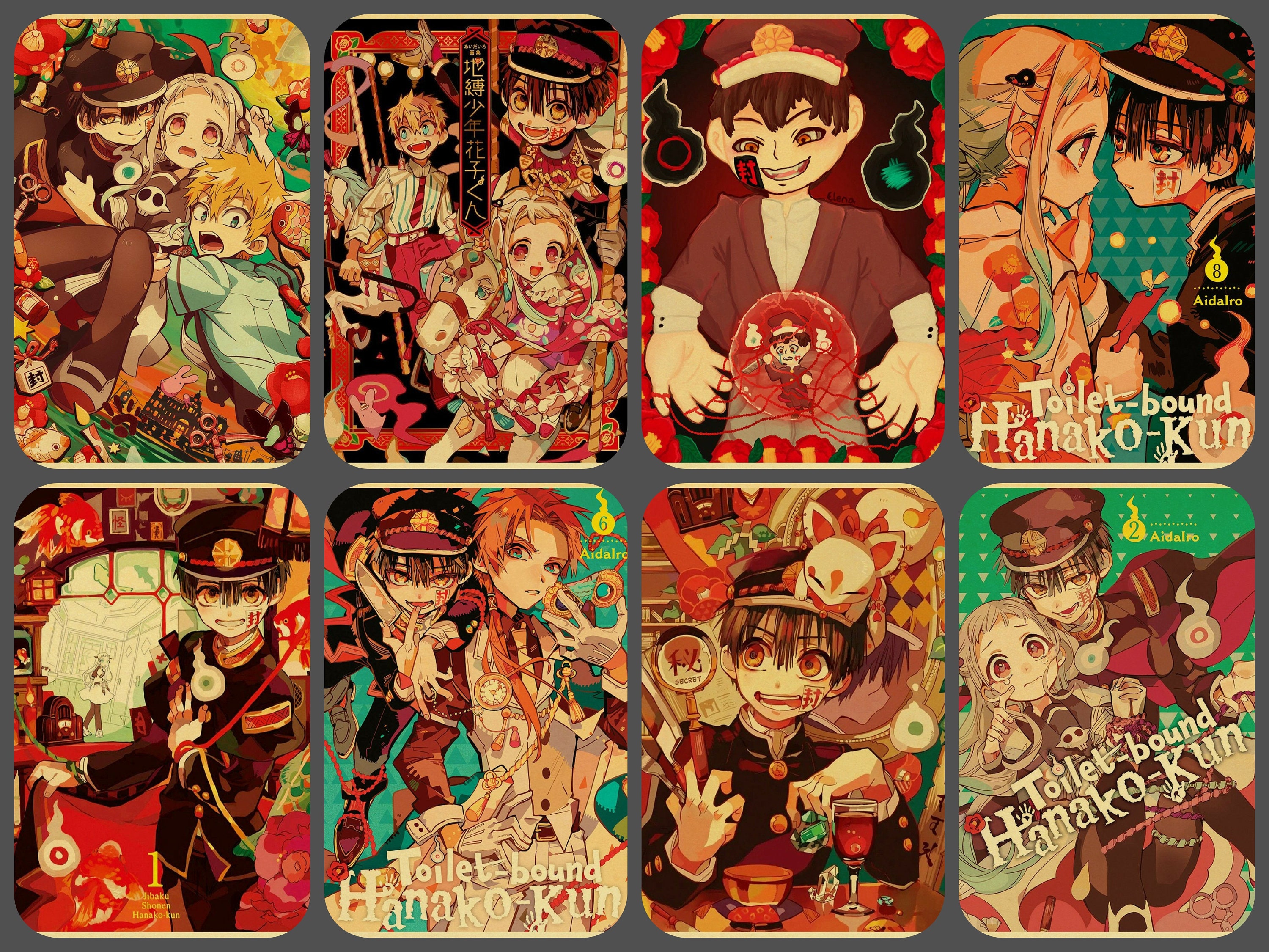 Jibaku Shounen Hanako-kun Japanese Anime Kraft Paper Poster - Etsy Hong ...