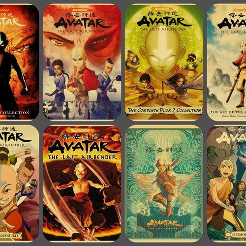 Avatar the Last Airbender Cartoon Kraft Paper Poster - Etsy